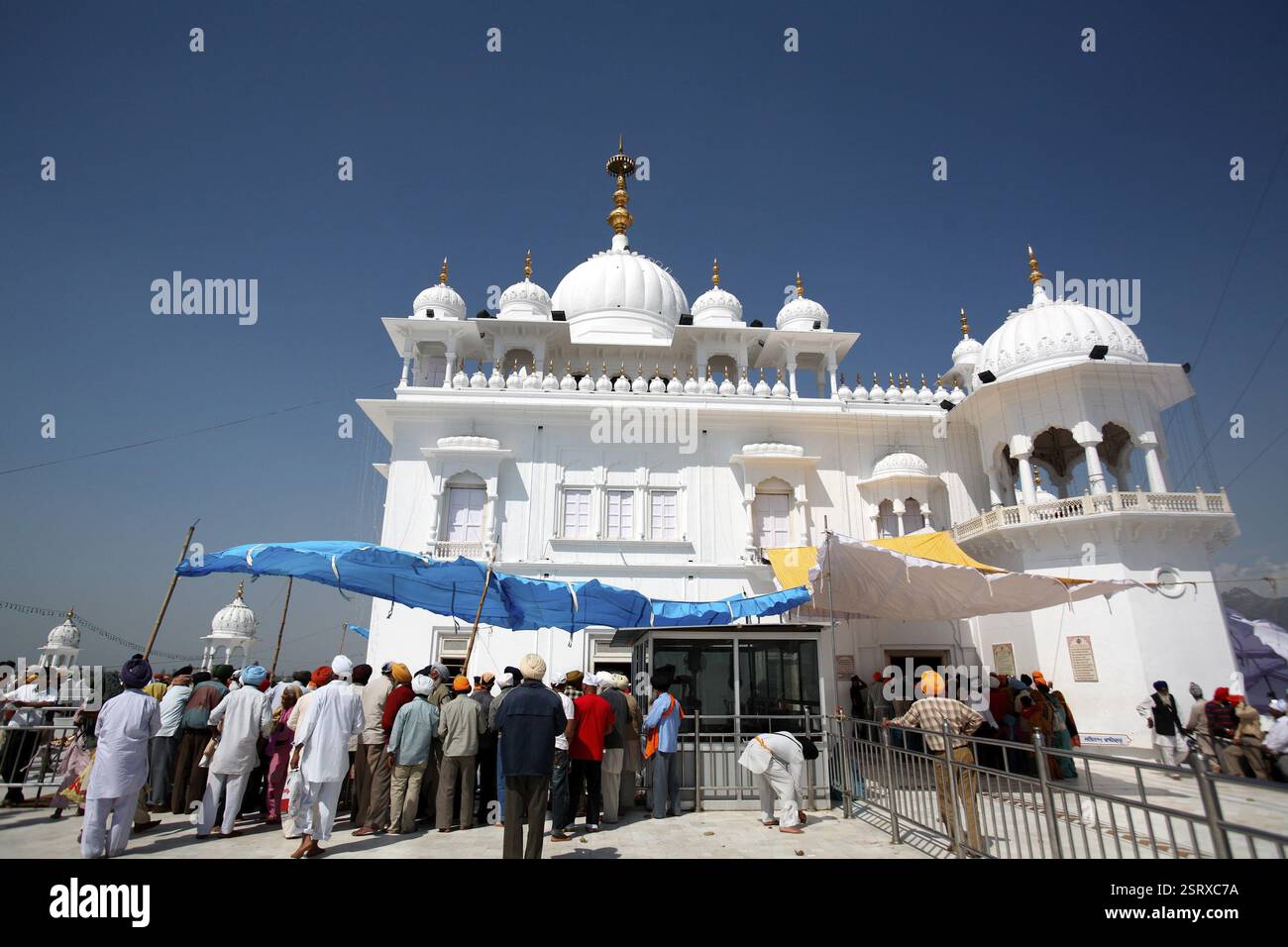 Anandpur Sahib gurudwara in Rupnagar district in Punjab, India, Asia Stock Photo - Alamy