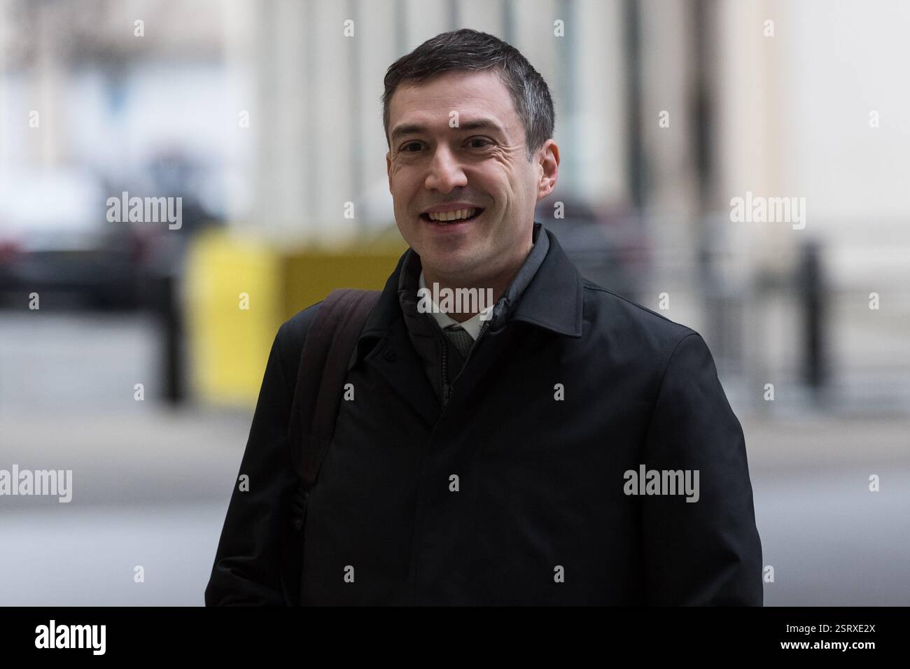 London, UK. 16th February, 2025. Green Party Co-Leader Adrian Ramsay ...