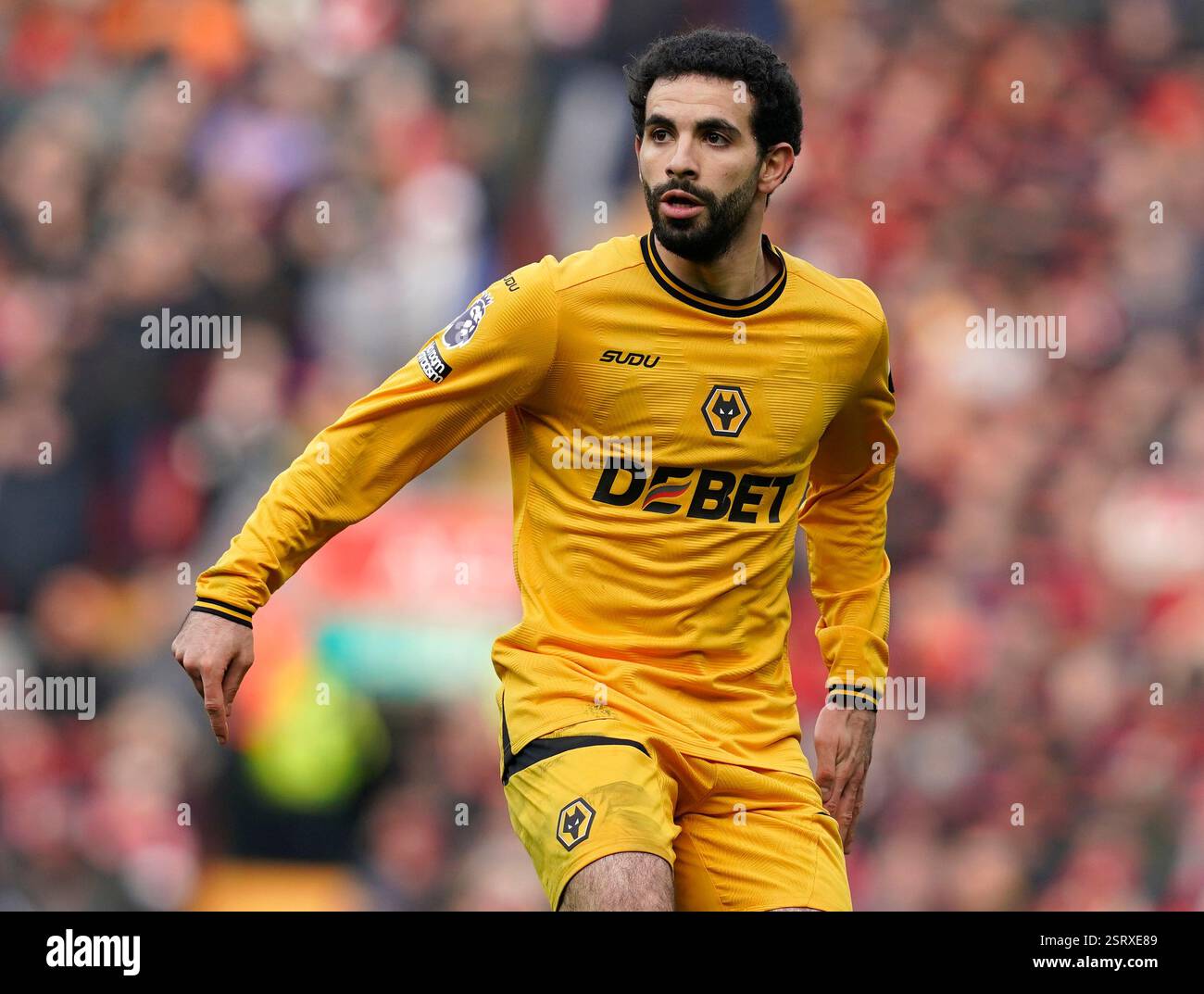 Liverpool, UK. 16th Feb, 2025. Rayan Ait-Nouri of Wolverhampton ...