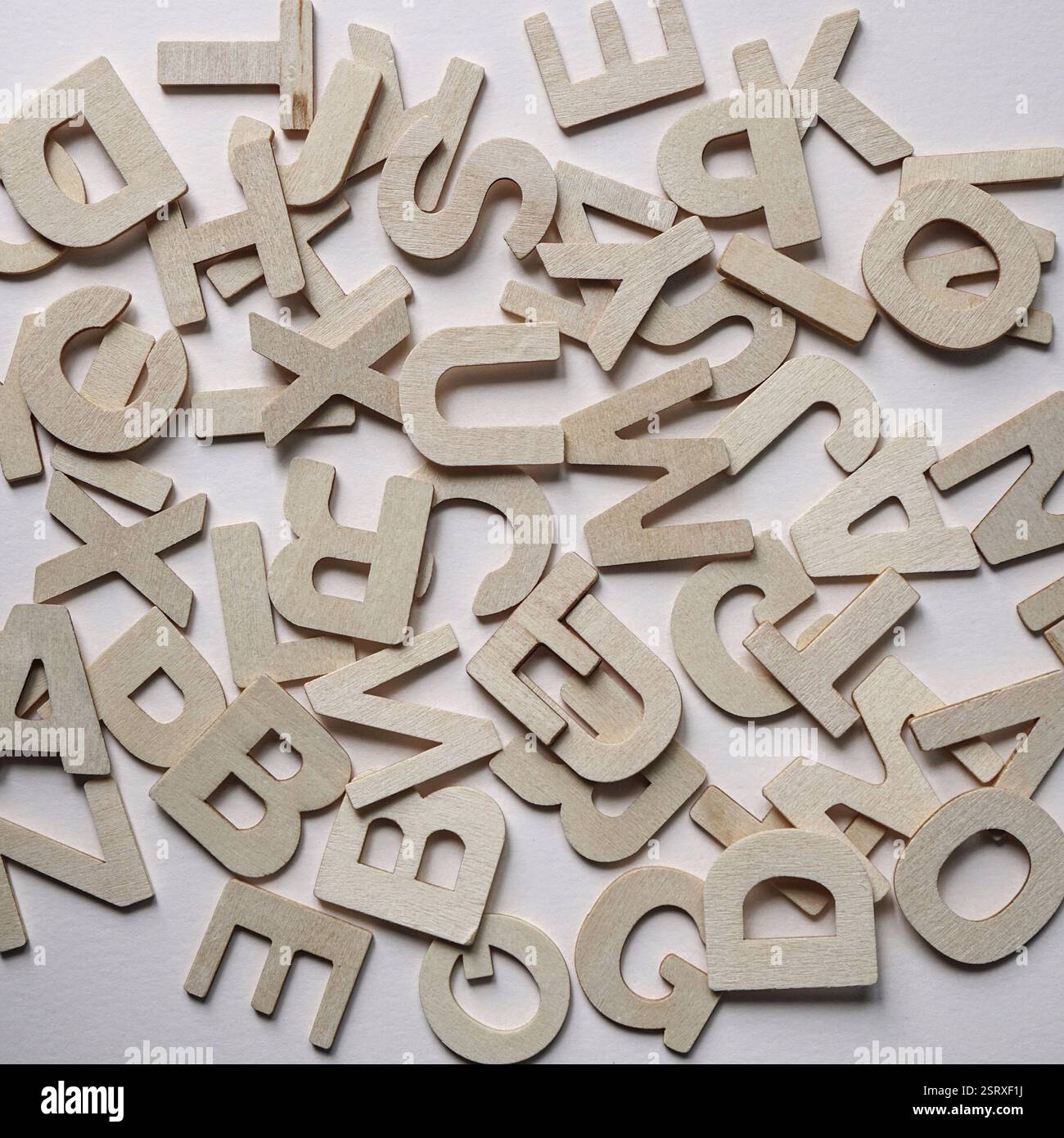 wooden letters on white background, letters of the alphabet Stock Photo ...