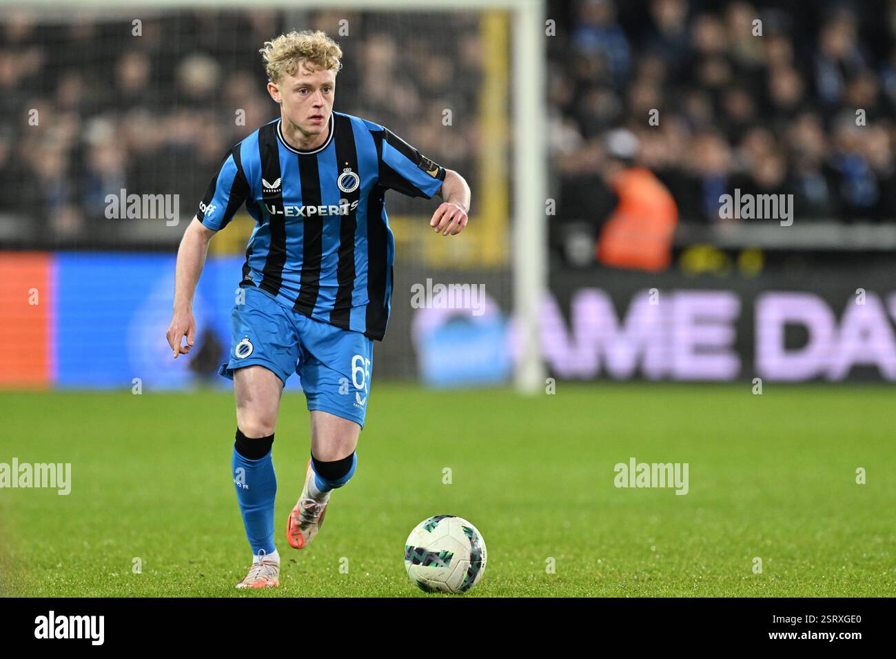 Brugge, Belgium. 25th Jan, 2025. Joaquin Seys (65) of Club Brugge ...