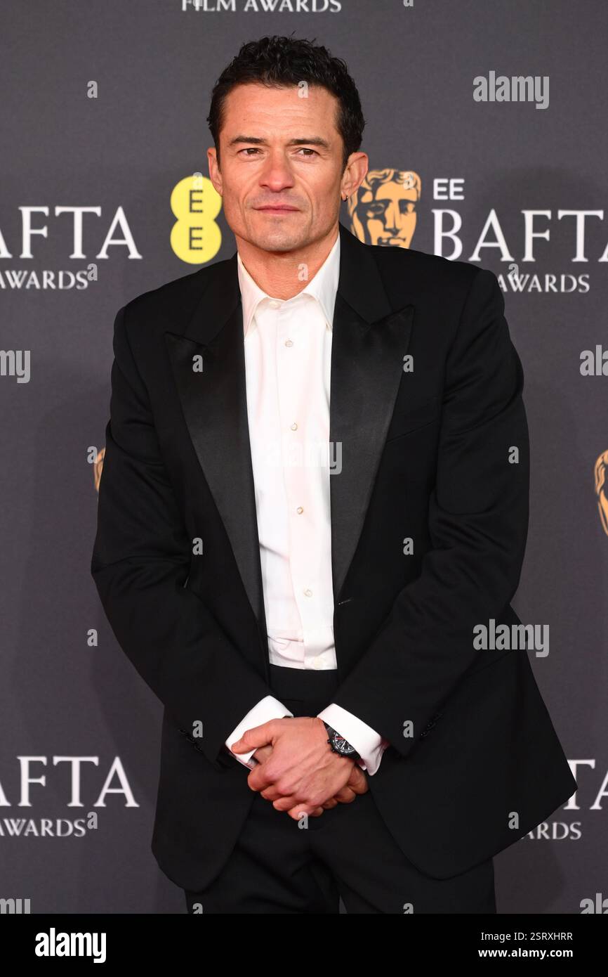 London, UK. 16 February 2025. Orlando Bloom attending the 78th British ...