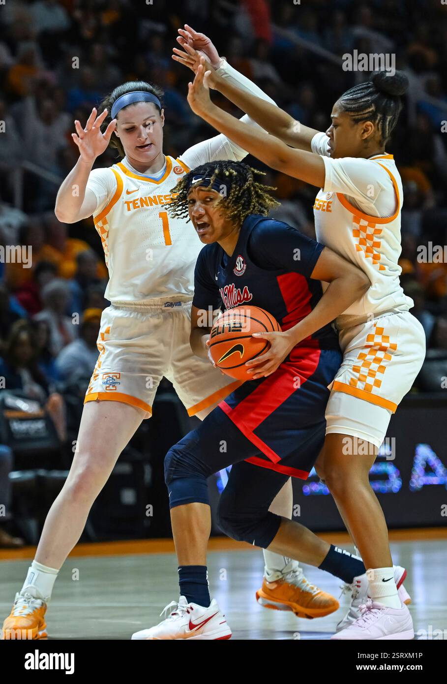 KNOXVILLE, TN - FEBRUARY 16: Tennessee Lady Vols guard Sara Puckett (1 ...