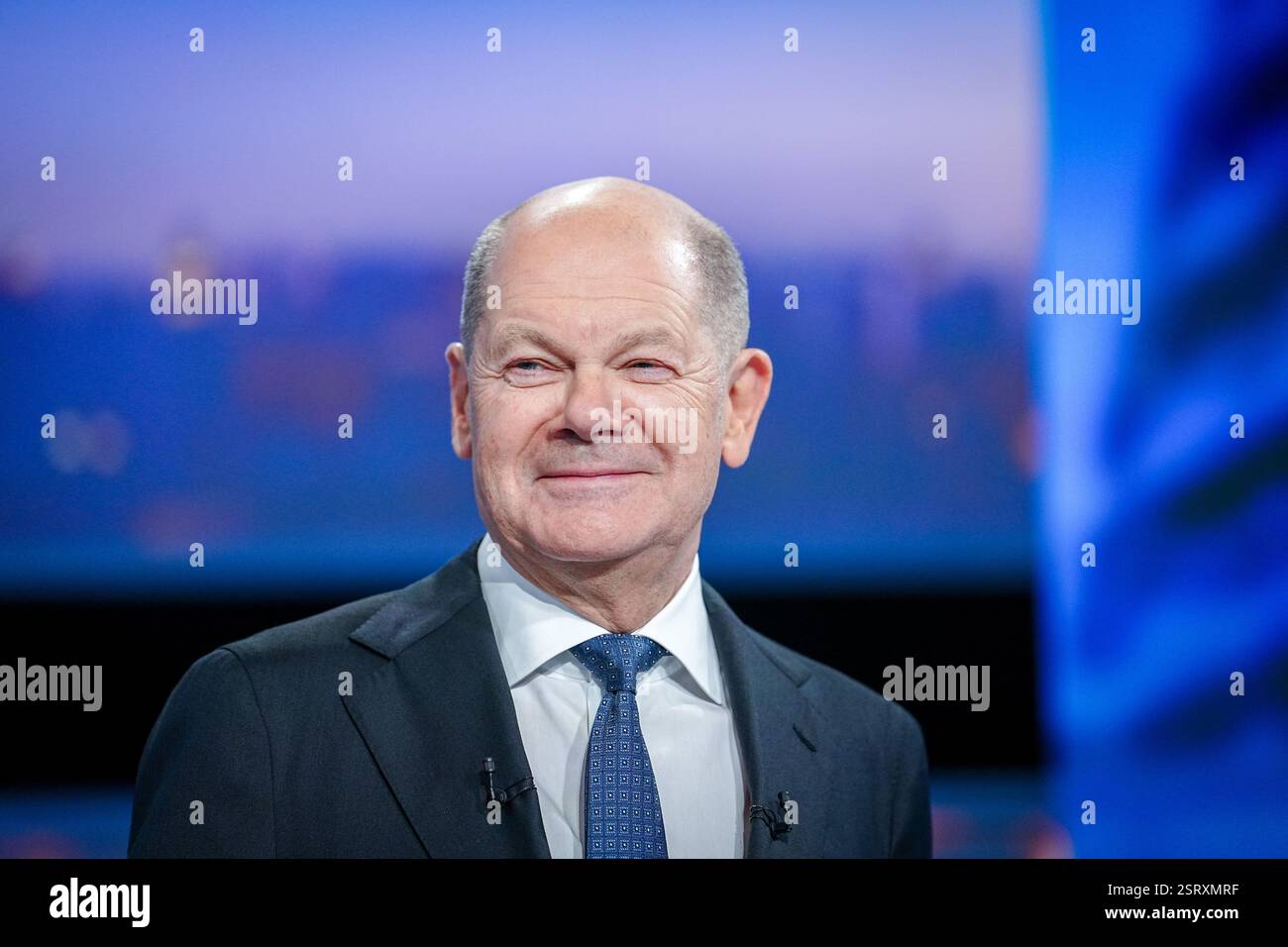 Berlin, Germany. 16th Feb, 2025. Federal Chancellor Olaf Scholz (SPD ...
