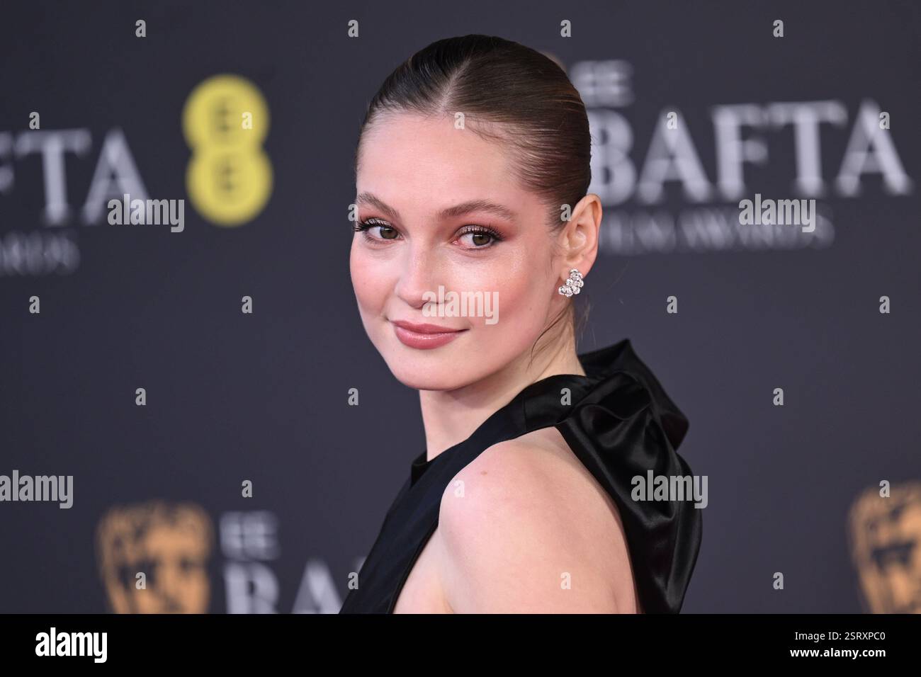 London, UK. 16 February 2025. Hannah Dodd attending the 78th British ...