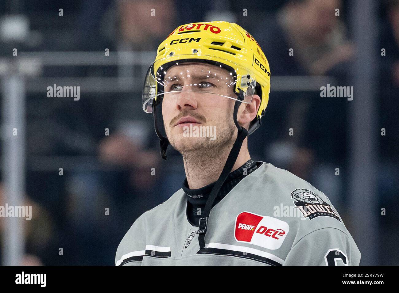 Muenchen, Deutschland. 16th Feb, 2025. Kevin Maginot (Loewen Frankfurt ...