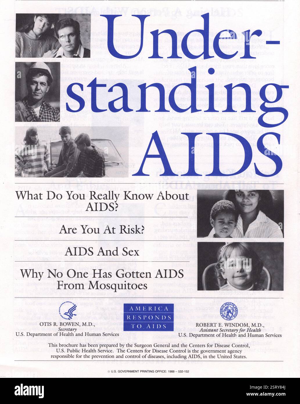 1988 Understanding AIDS (Brochure Cover) - The U.S. Department of ...