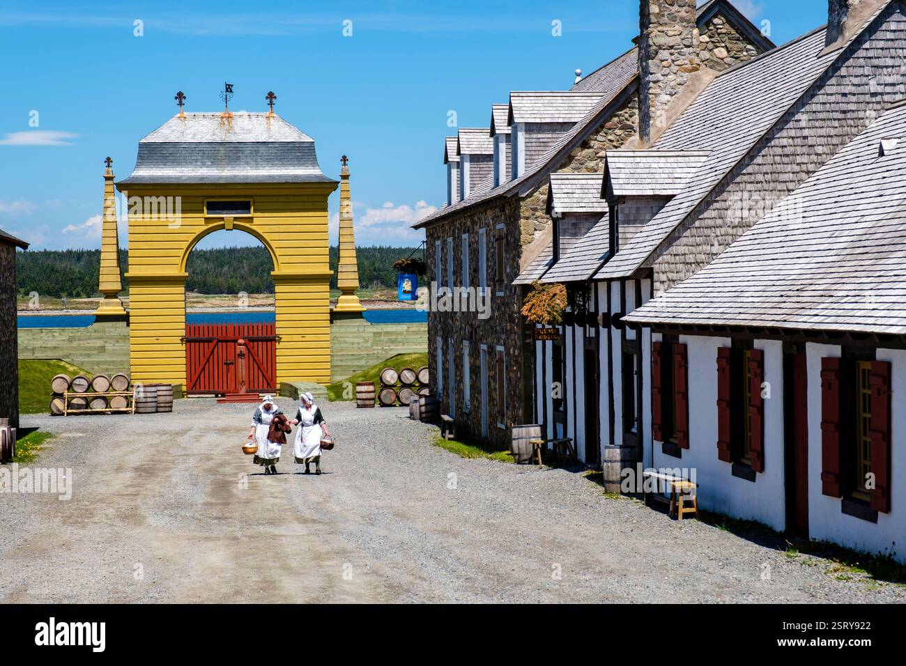 Fortress of Louisbourg National Site, fortified French colonial town ...
