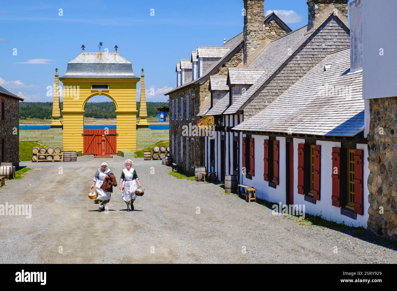 Fortress of Louisbourg National Site, fortified French colonial town ...