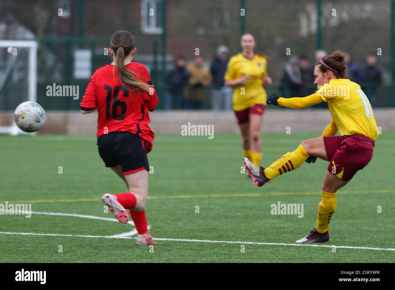 Peterborough, United Kingdom. 16th Feb, 2025. Northampton Town's Jade ...