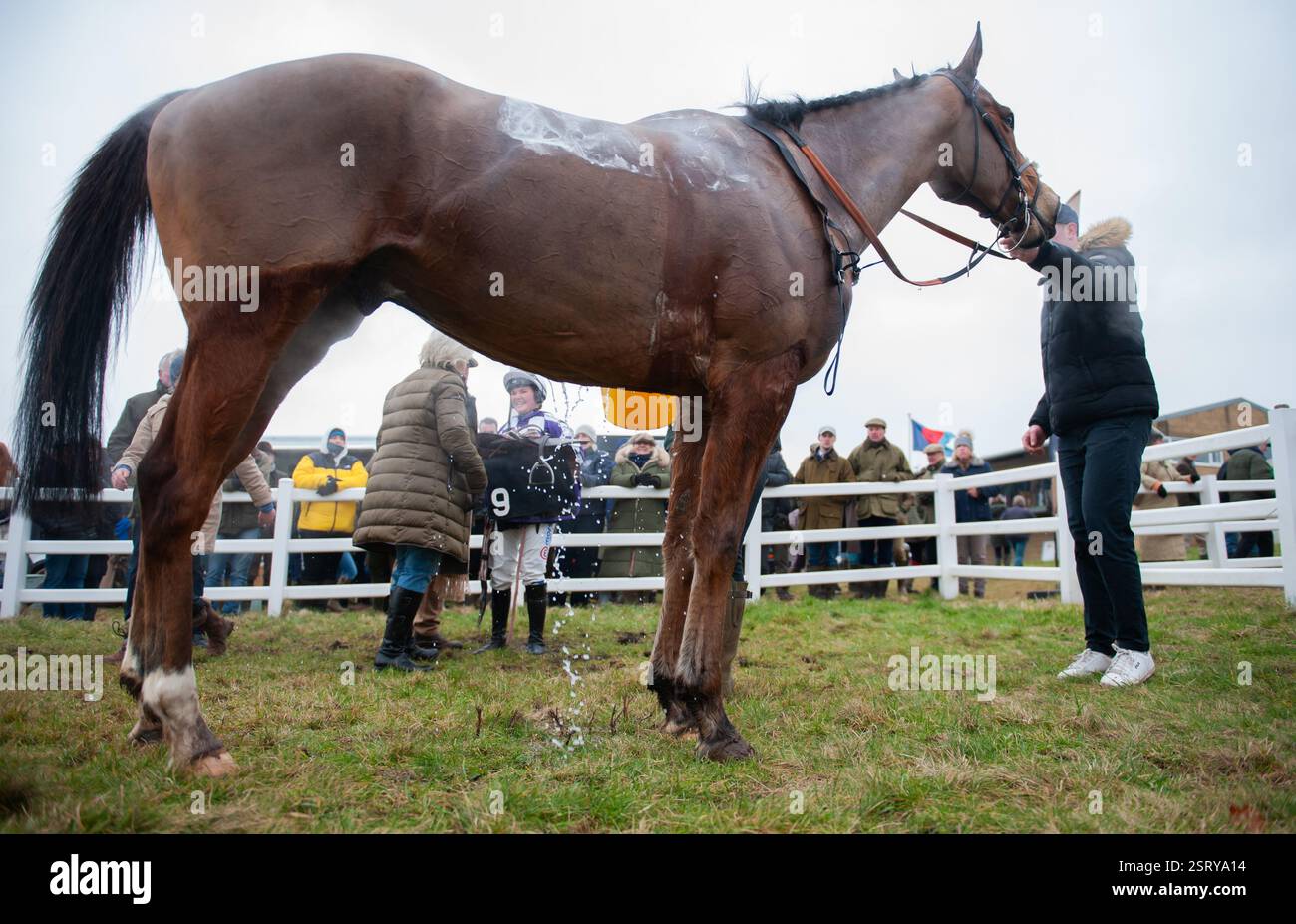 Larkhill , United Kingdom , Sunday 16th February 2025. Viroflay and ...