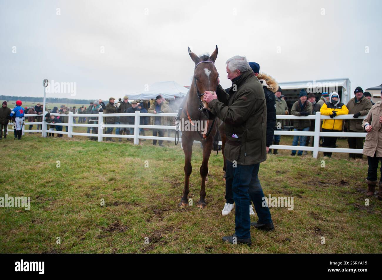 Larkhill , United Kingdom , Sunday 16th February 2025. Viroflay and ...