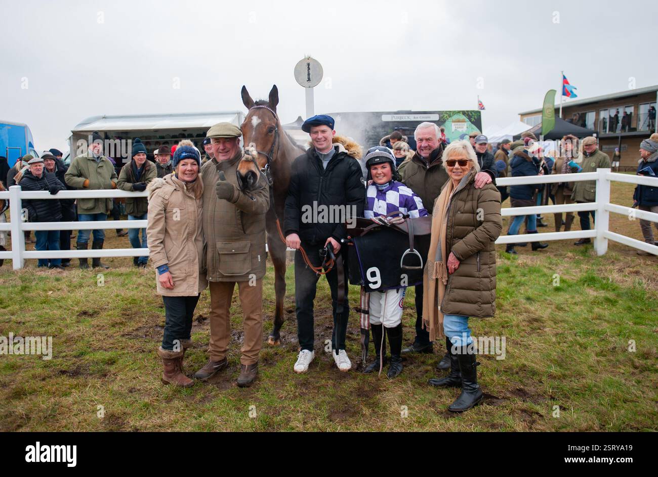 Larkhill , United Kingdom , Sunday 16th February 2025. Viroflay and ...