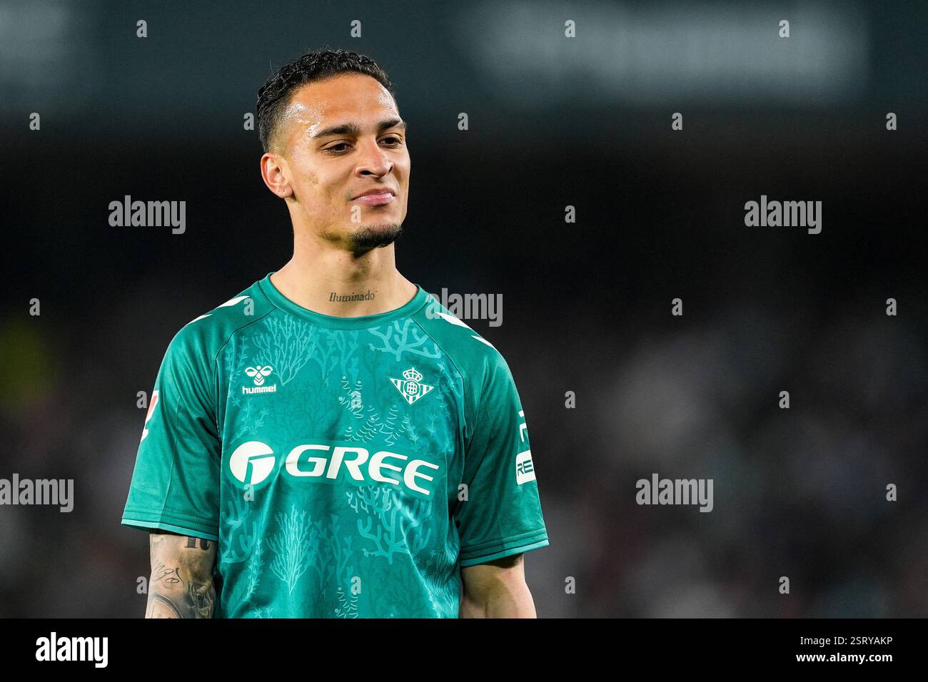 Antony Matheus dos Santos of Real Betis looks on during the Spanish ...