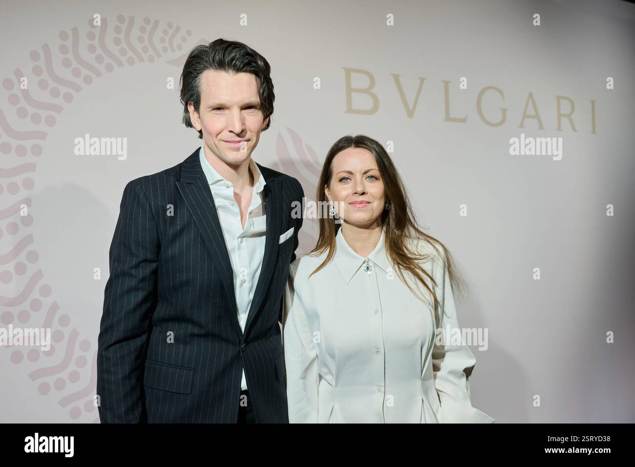 Berlin, Germany. 16th Feb, 2025. Alice Dwyer and Sabin Tambrea come to ...