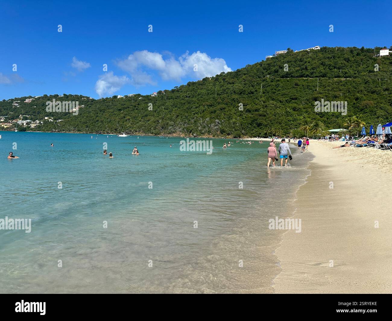 Magens Bay Beach, St Thomas, United States Virgin Islands Stock Photo ...