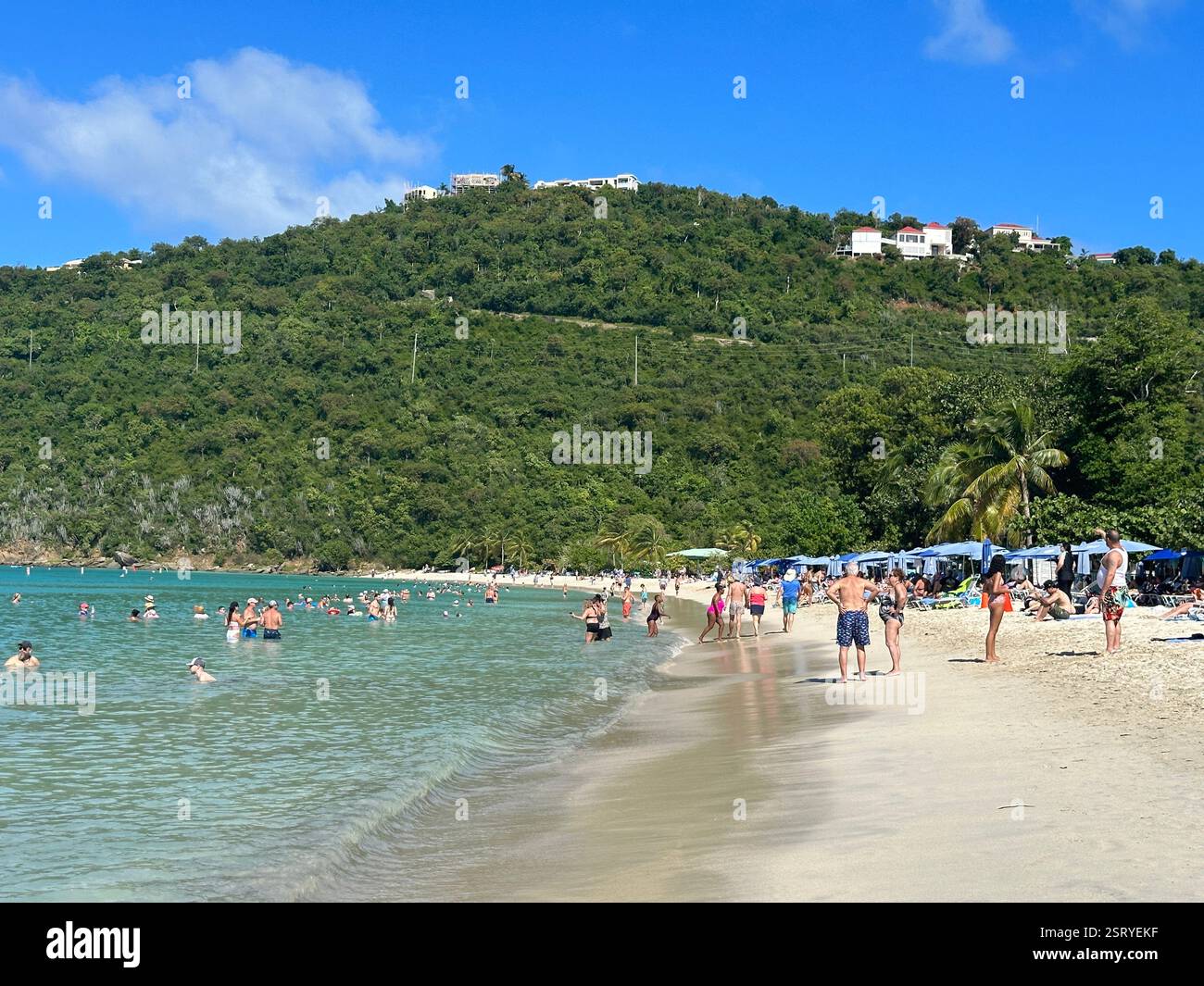 Magens Bay Beach, St Thomas, United States Virgin Islands Stock Photo ...