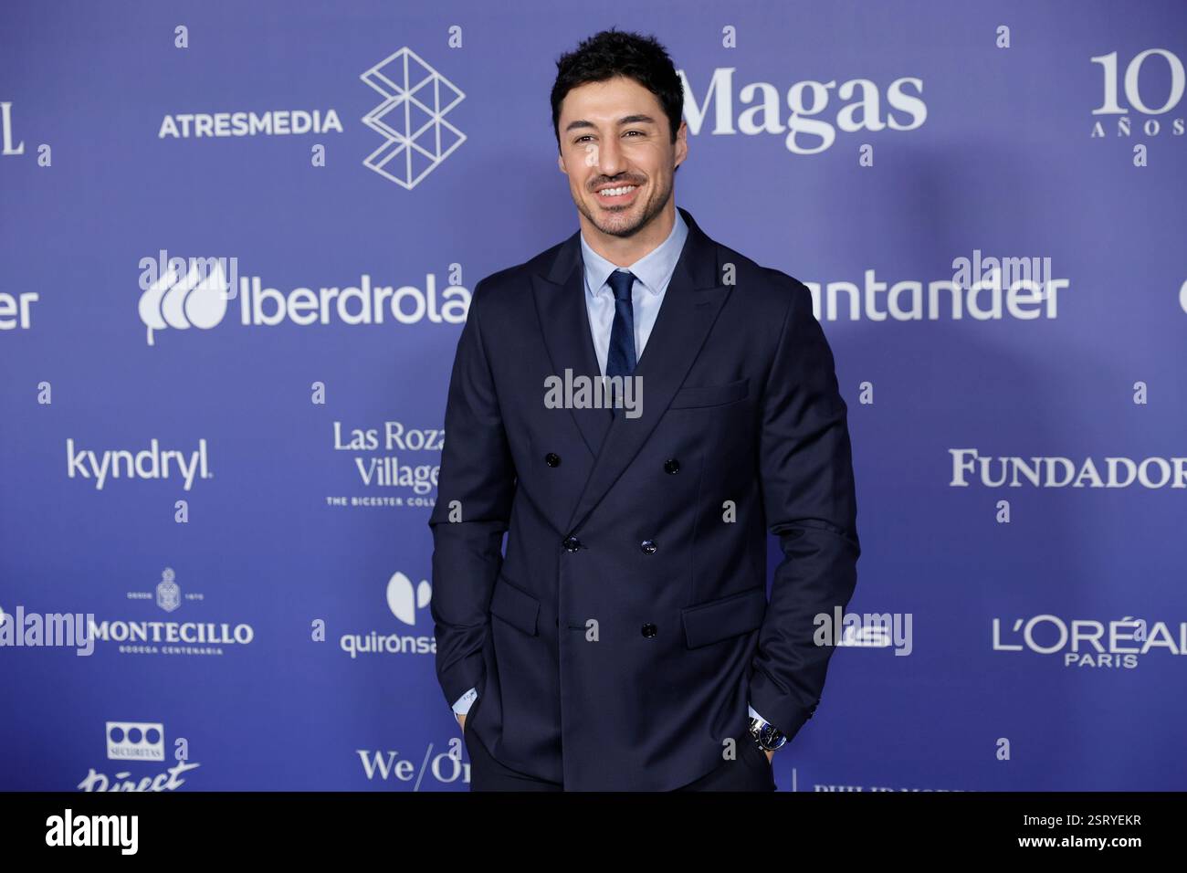 Meteorologist Francisco Cacho poses at the photocall during the 'Top ...