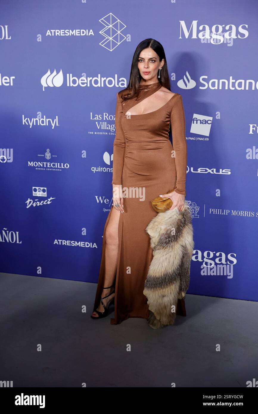 Model Macarena Martin poses at the photocall during the 'Top 100 Women ...