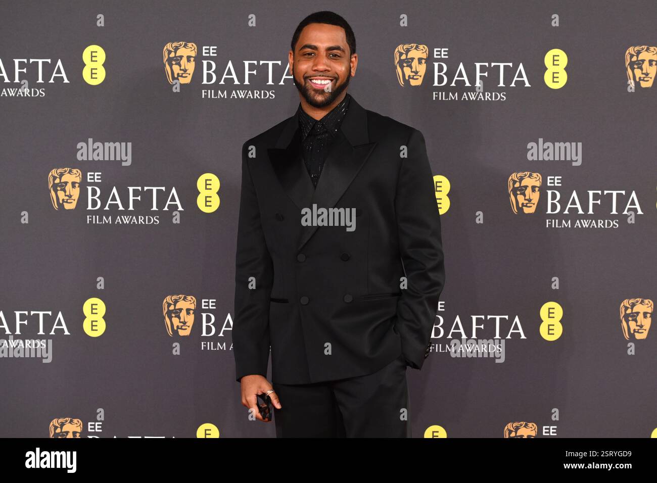 London, UK. 16 February 2025. Jharrel Jerome attending the 78th British ...