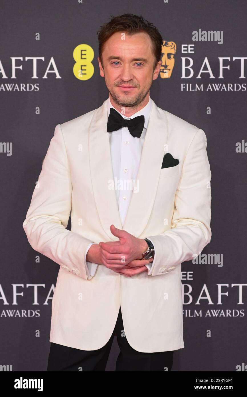 London, UK. 16 February 2025. Tom Felton attending the 78th British ...