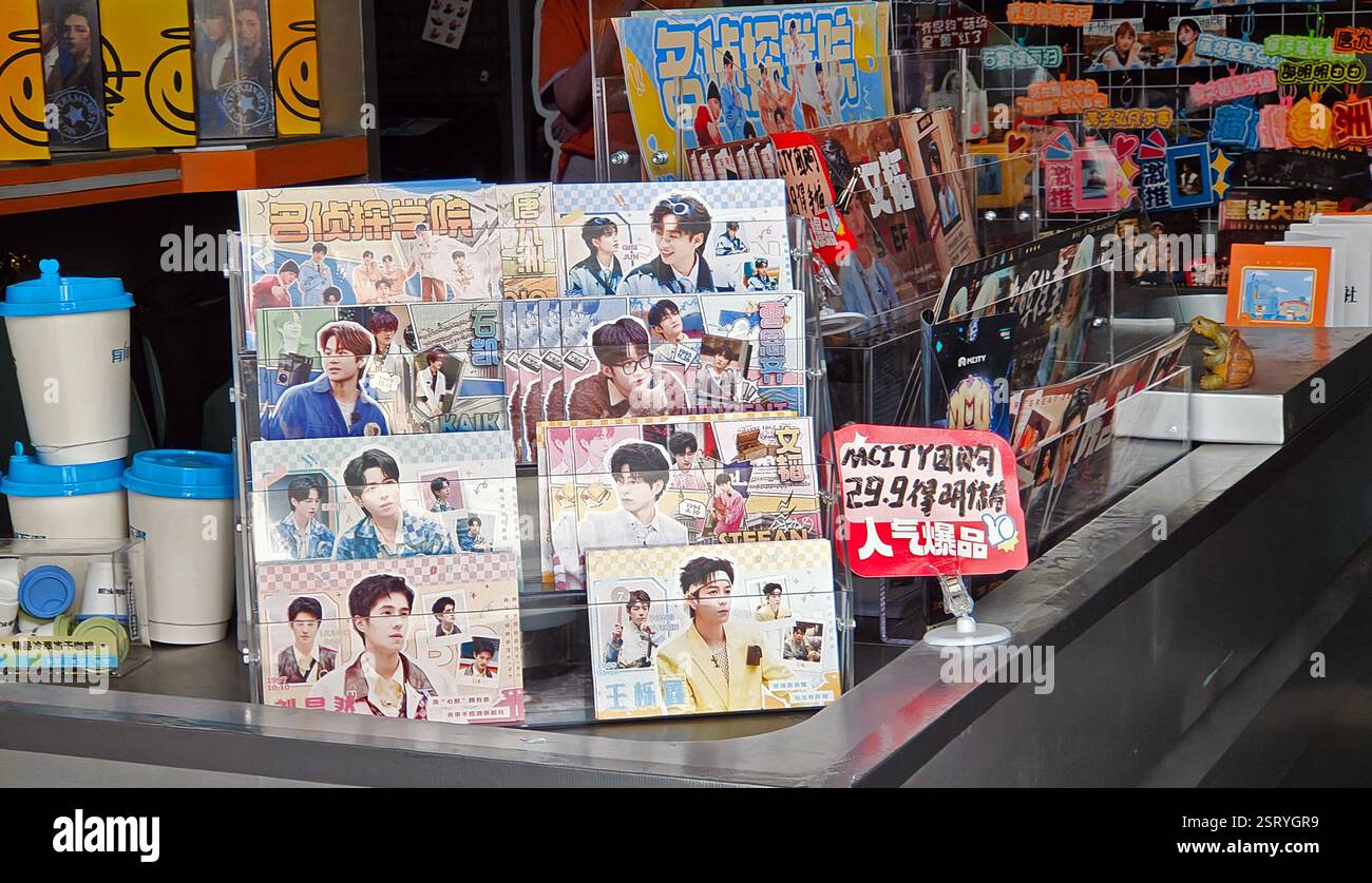 SHANGHAI, CHINA - FEBRUARY 16, 2025 - A cultural and creative shop at ...