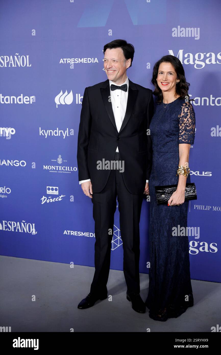 Businesswoman Emma Ruiz de Azcárate and her husband Manuel de Morales y ...