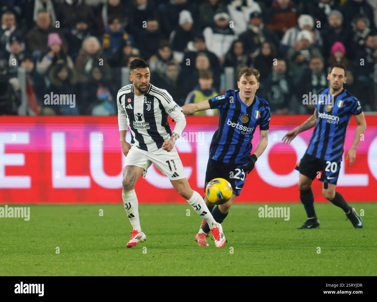 Turin, Italy. 16th Feb, 2025. Nico Gonzalez of Juventus FC during the ...