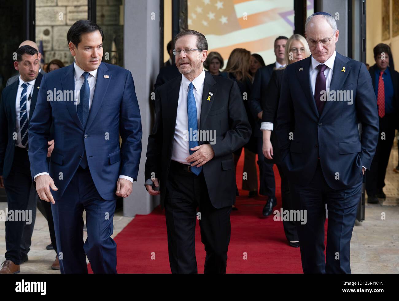 Secretary Marco Rubio meets with Israeli President Isaac Herzog in ...
