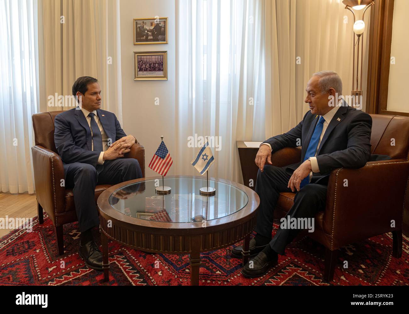 Secretary Marco Rubio meets with Israeli Prime Minister Benjamin ...