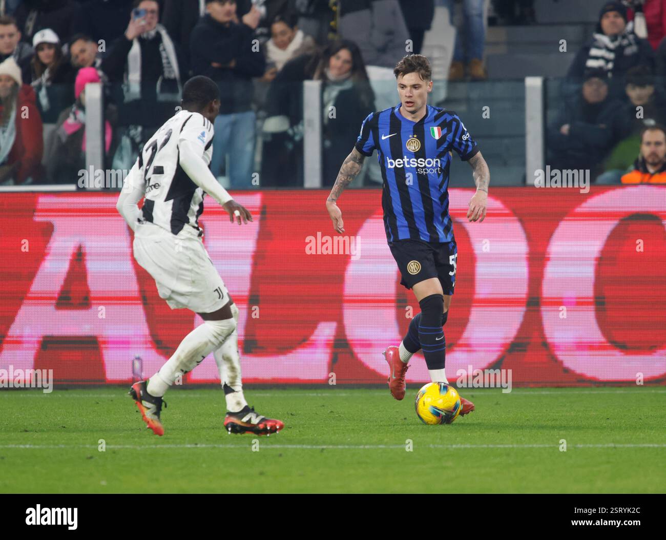 Turin, Italy. 16th Feb, 2025. Nicola Zalewski of FC inter during the ...
