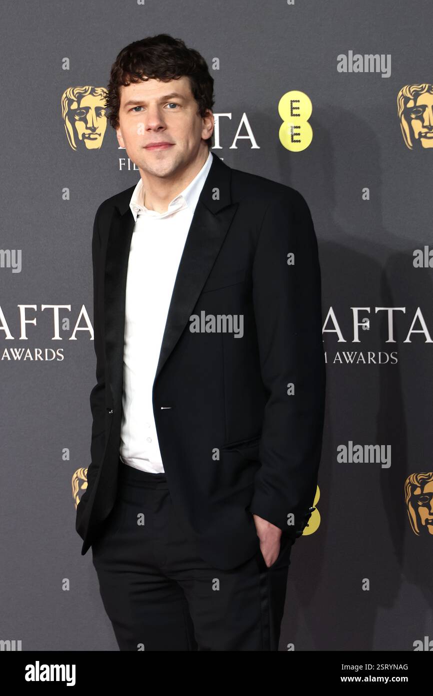 Jesse Eisenberg, 2025 EE BAFTA Film Awards, The Royal Festival Hall ...