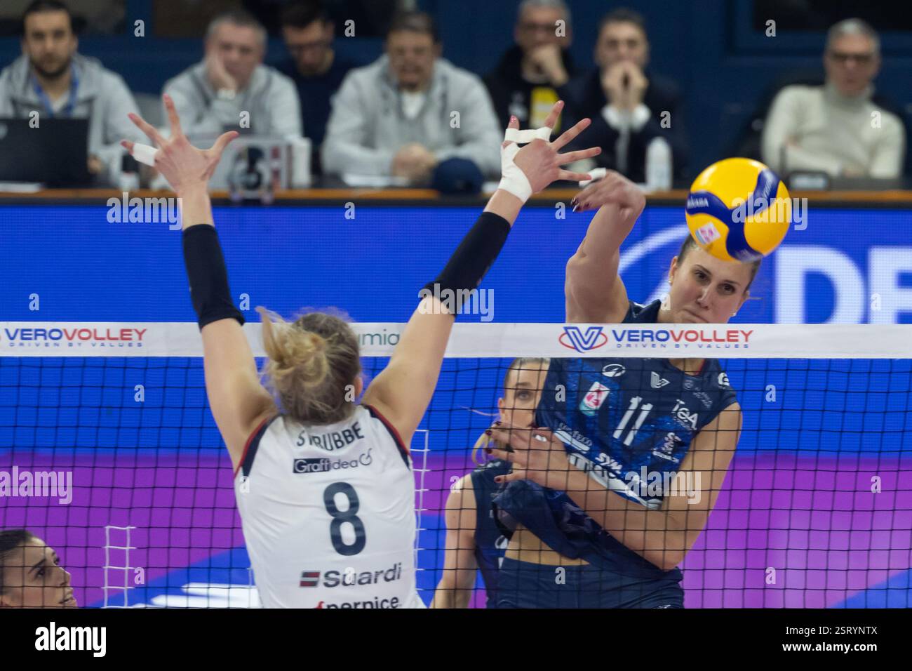 Milan, Italy. 16th Feb, 2025. Anna Danesi (Milano) during Volley ...