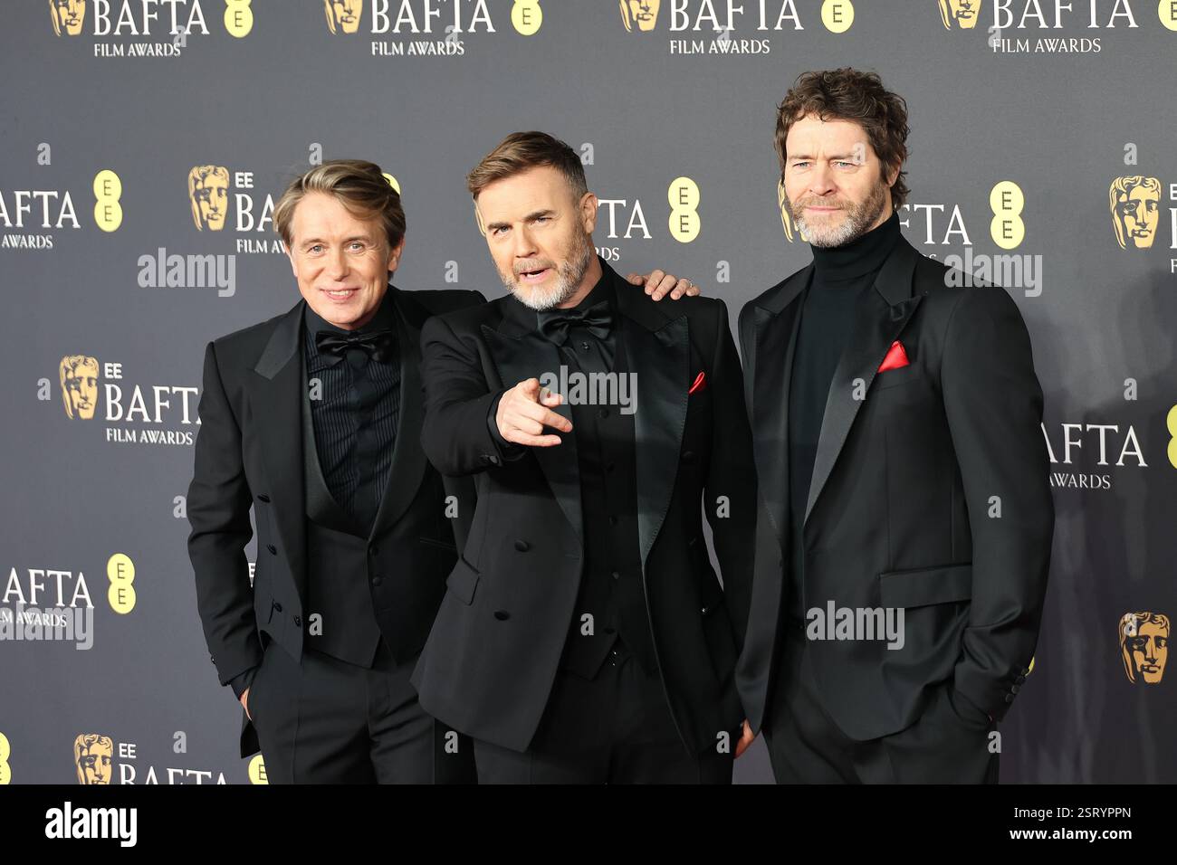 Mark Owen, Howard Donald and Gary Barlow of Take That, 2025 EE BAFTA ...