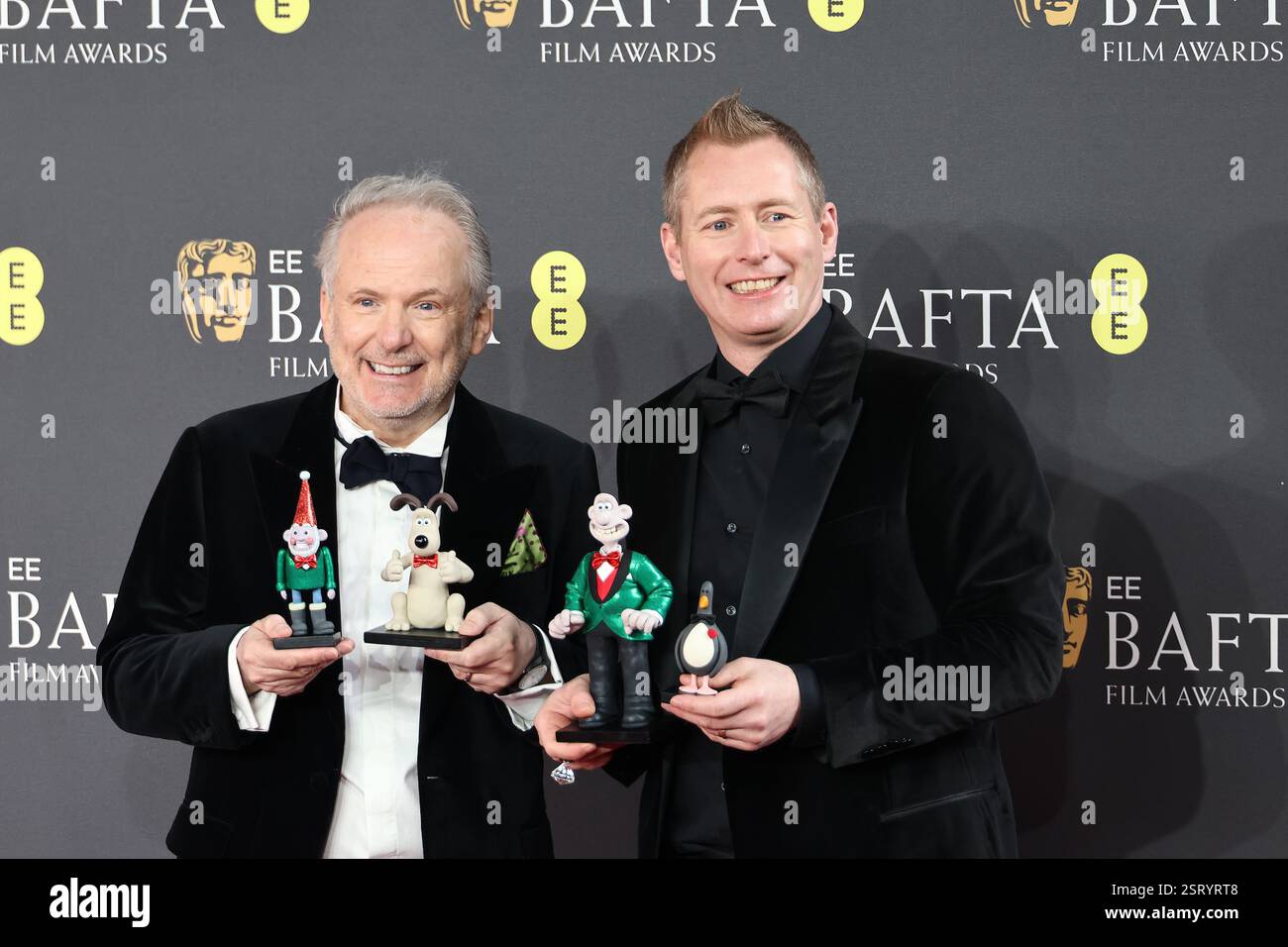 Nick Park and Merlin Crossingham, 2025 EE BAFTA Film Awards, The Royal ...