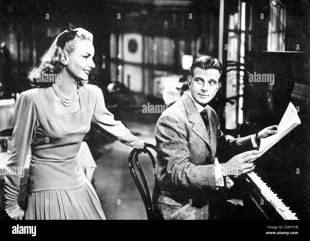 THE FABULOUS DORSEYS JANET BLAIR, WILLIAM LUNDIGAN Date: 1947 Stock Photo - Alamy