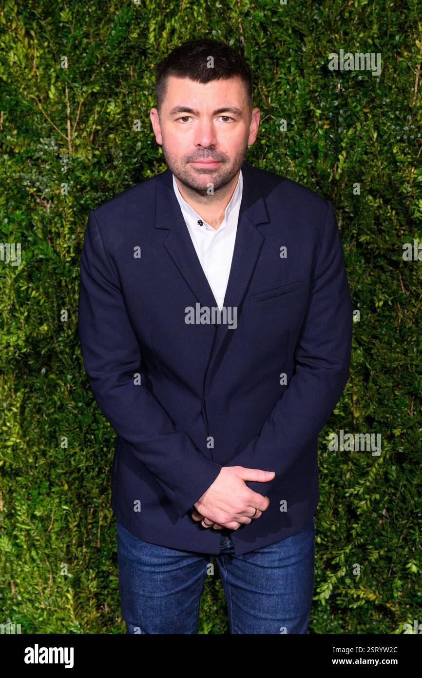 London, UK. 15 February 2025. Rich Peppiatt attending the Charles Finch ...