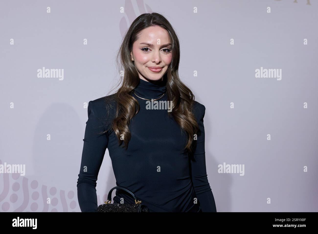 Berlin, Germany. 16th Feb, 2025. Andrea Subotic comes to the Bulgari x ...