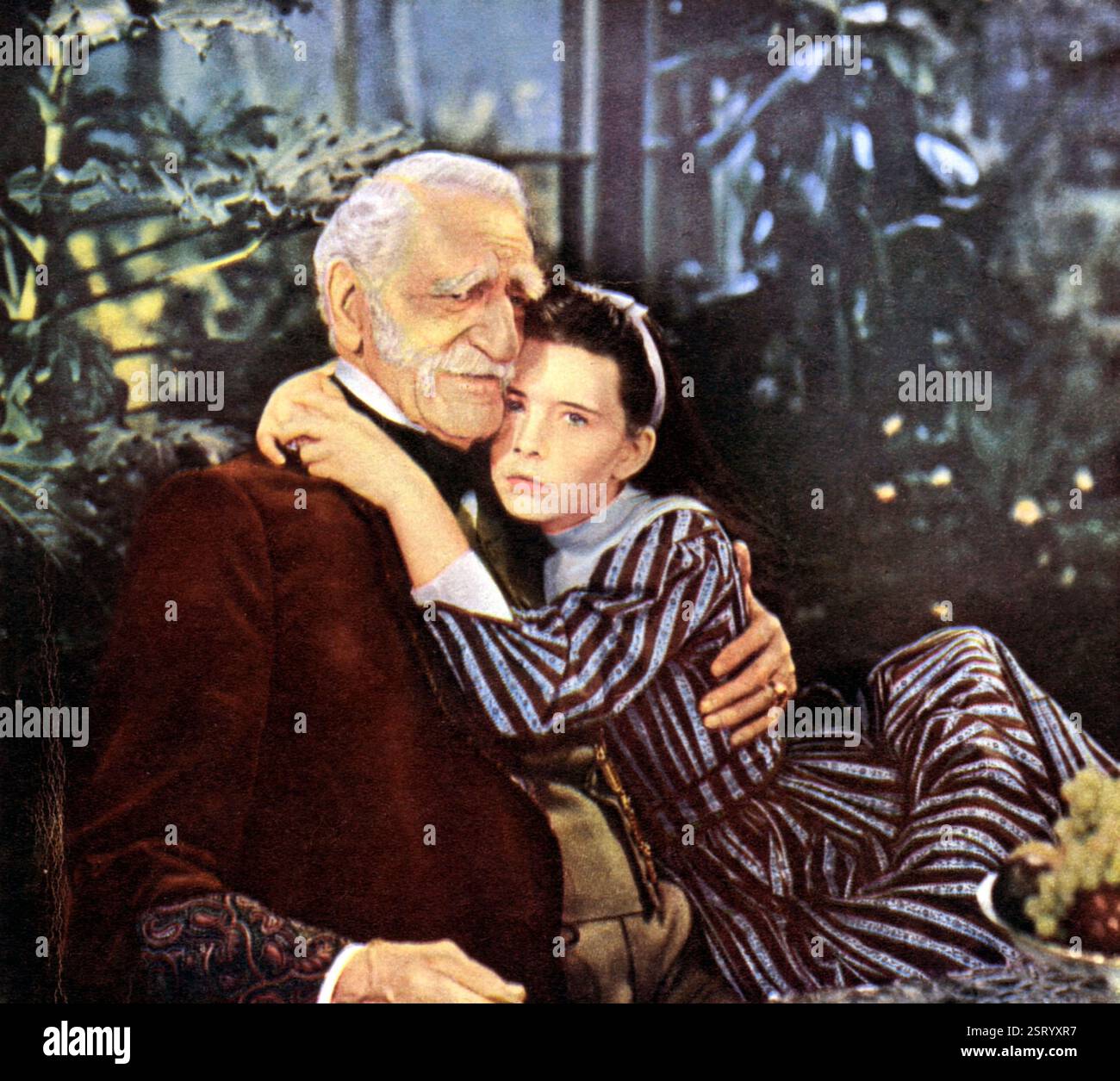 LITTLE WOMEN [US 1949] C AUBREY SMITH as Grandfather Laurence, MARGARET O'BRIEN as Beth LITTLE ...