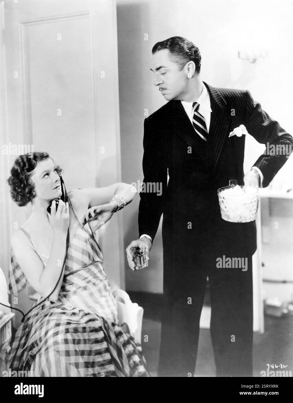 THE THIN MAN MYRNA LOY, WILLIAM POWELL THE THIN MAN Date: 1934 Stock Photo - Alamy