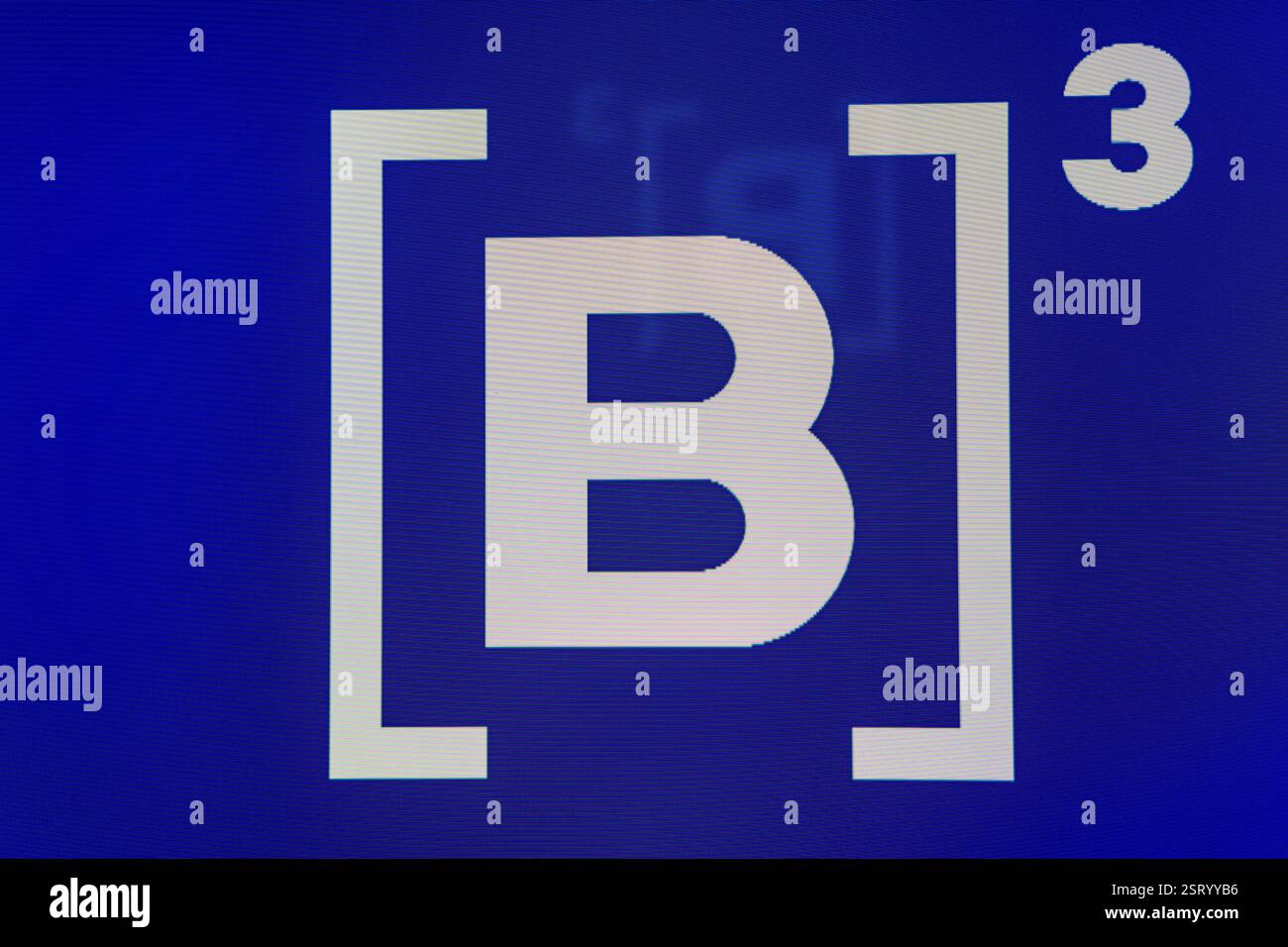 Sao Paulo, Brazil - feb 03, 2021 - logo of the B3, a brazilian Stock ...
