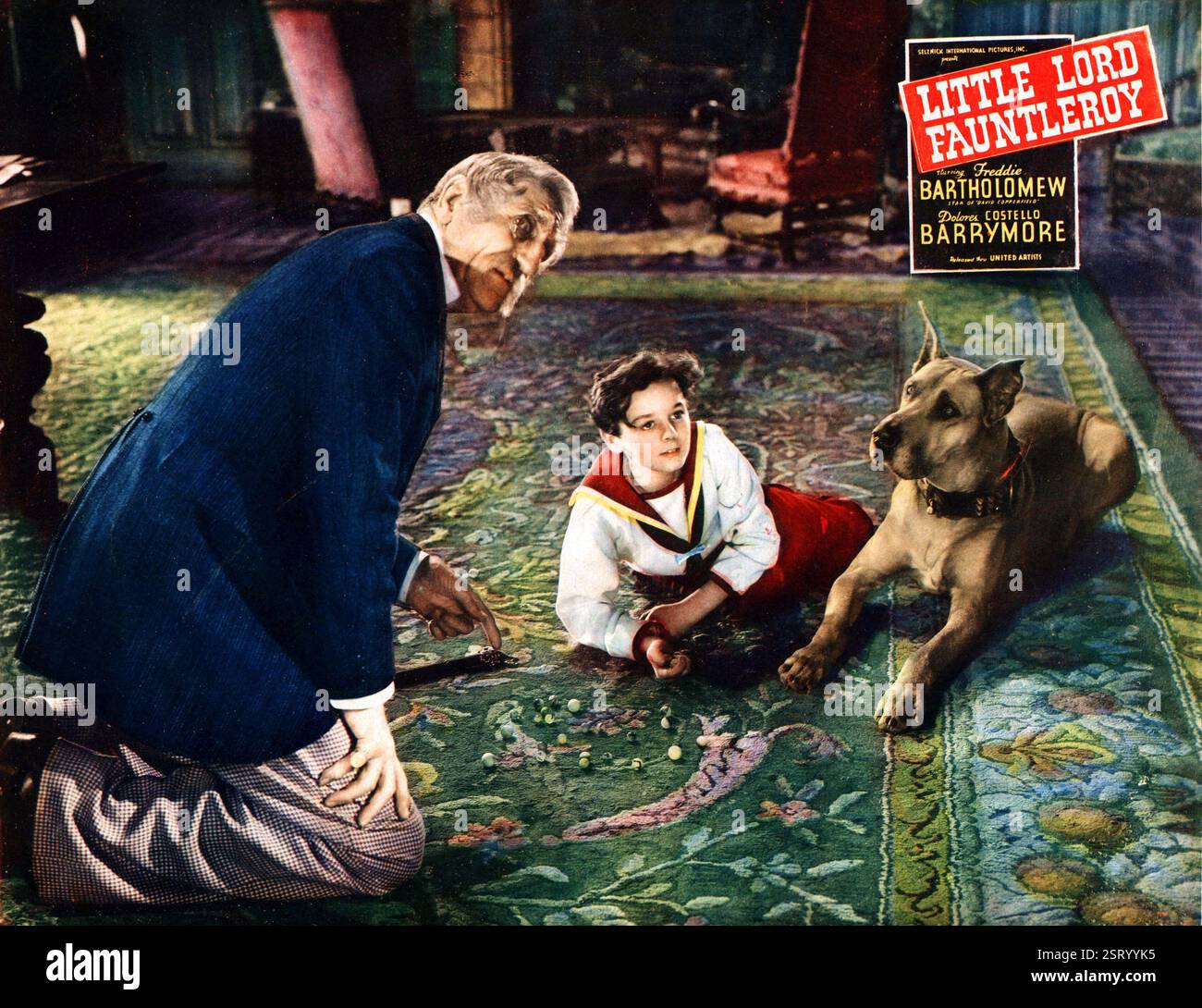 LITTLE LORD FAUNTLEROY SIR C AUBREY SMITH, FREDDIE BARTHOLOMEW LITTLE ...