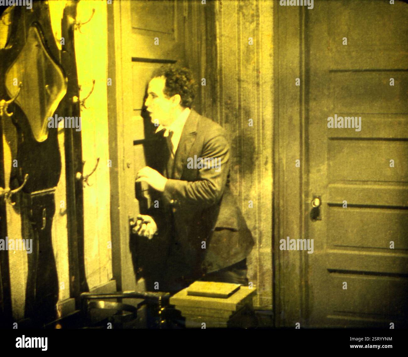 THE MASTER MYSTERY A frame from the 15 episode serial starring the ...