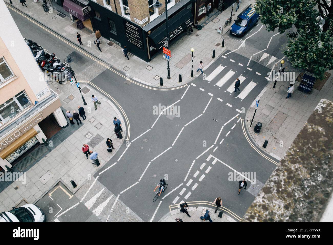 Hatton garden london aerial hi-res stock photography and images - Alamy