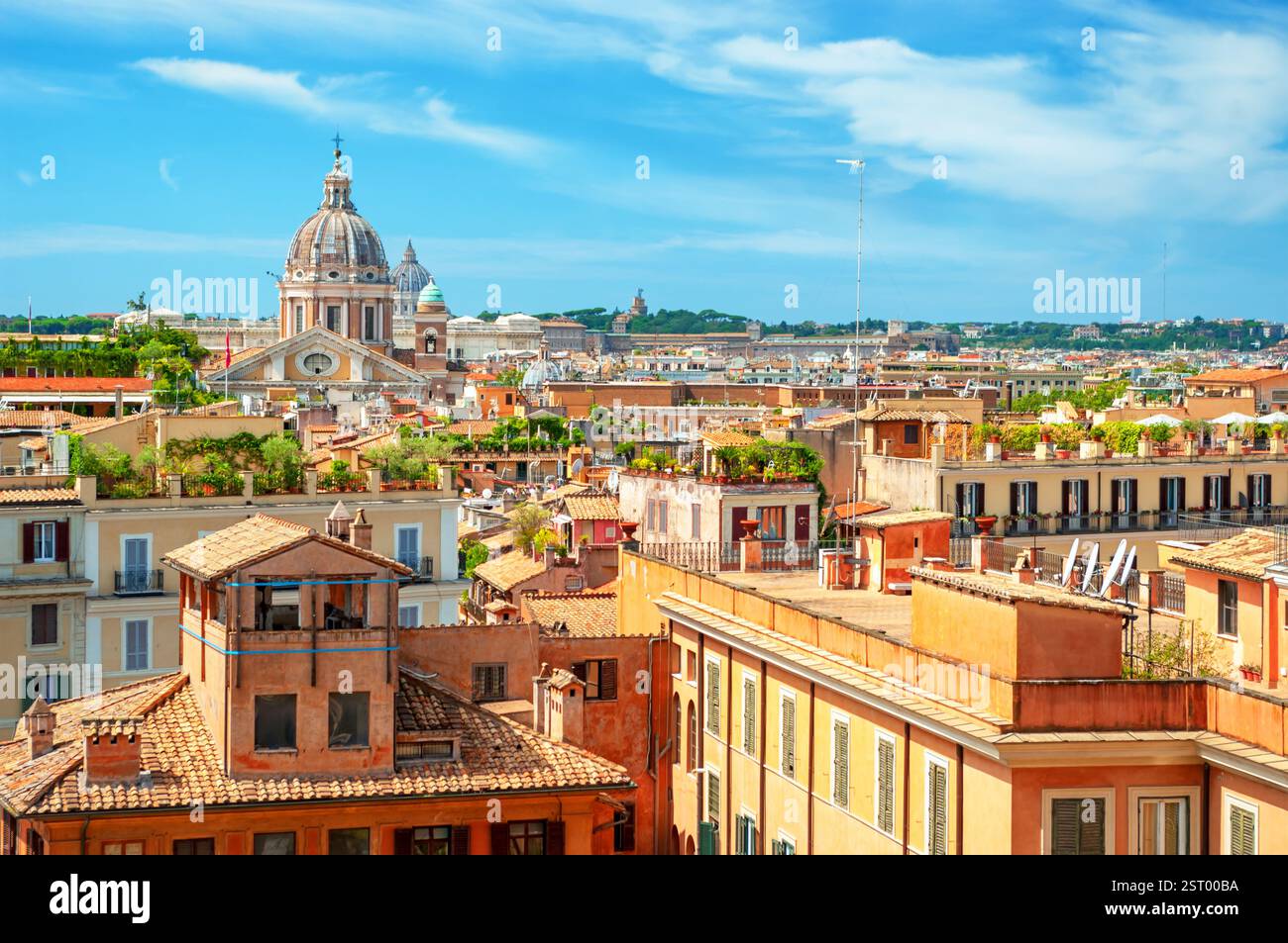 Rome cityscape aerial hi-res stock photography and images - Alamy