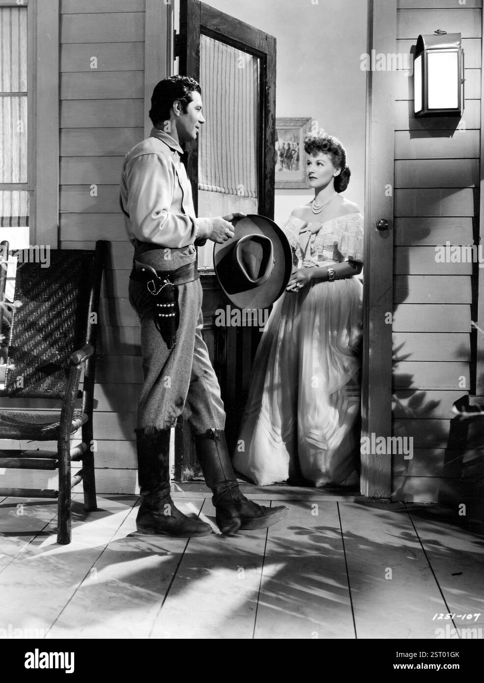 THE OMAHA TRAIL JAMES CRAIG, PAMELA BLAKE Date: 1942 Stock Photo - Alamy