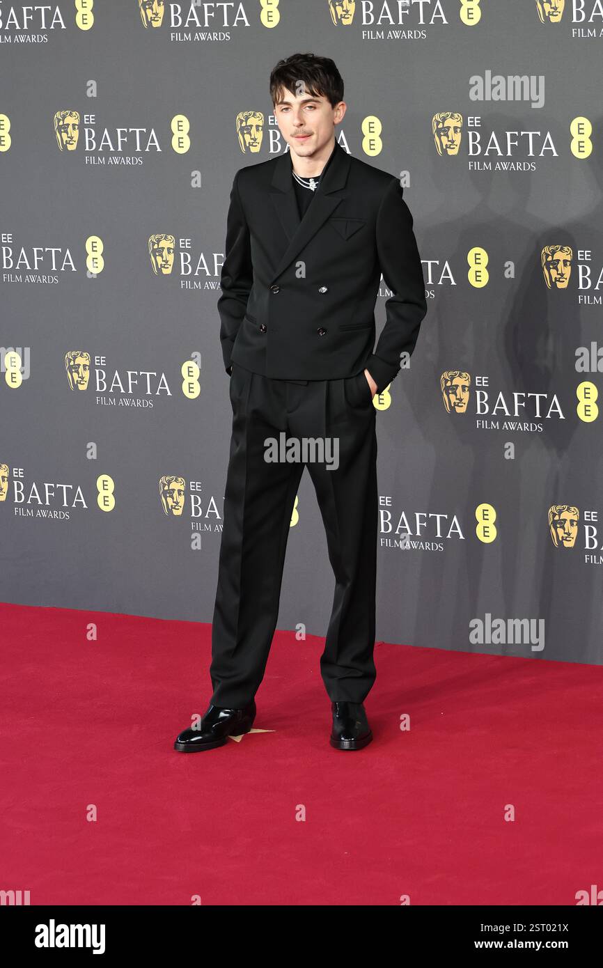 Timothee Chalamet, 2025 EE BAFTA Film Awards, The Royal Festival Hall ...