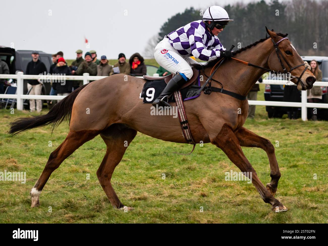 Larkhill , United Kingdom , Sunday 16th February 2025. Viroflay and ...