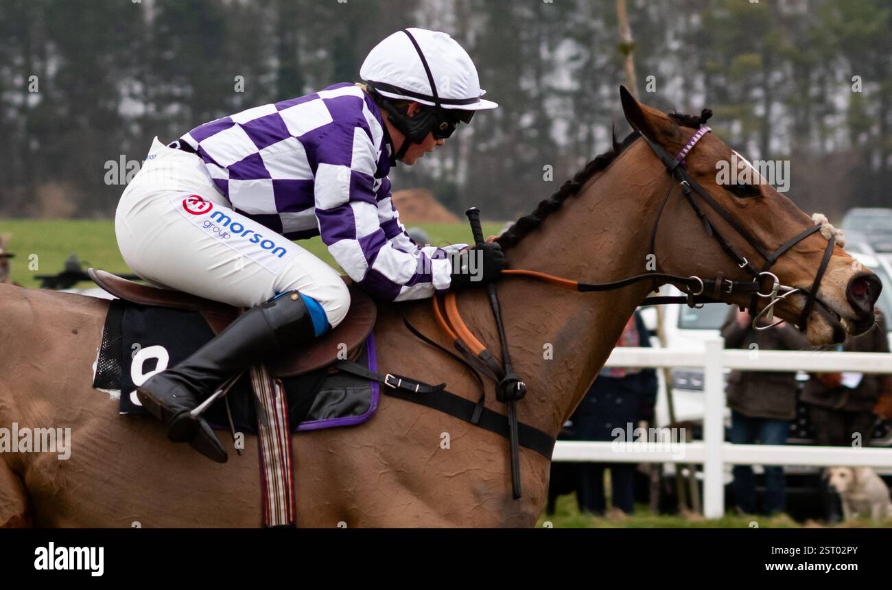 Larkhill , United Kingdom , Sunday 16th February 2025. Viroflay and ...
