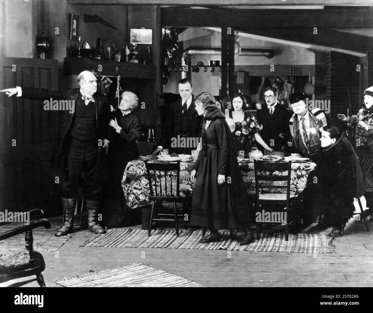 WAY DOWN EAST BURR McINTOSH, KATE BRUCE, LILLIAN GISH, RICHARD ...